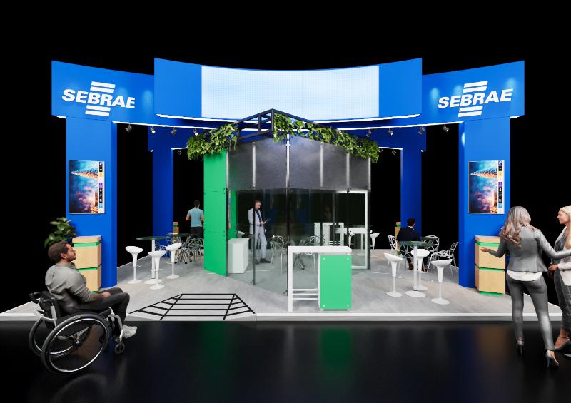 STAND CONSTRUÍDO – Brilhante Eventos